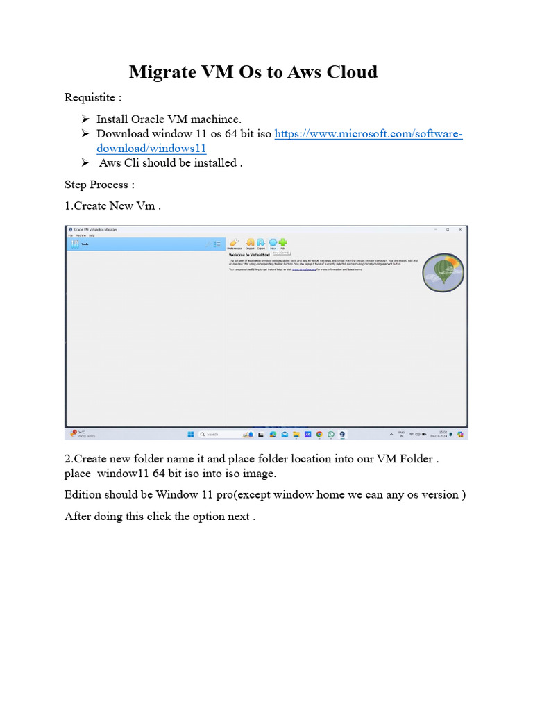 Server migration with vm import option | PDF | Computer Science | Microsoft Windows