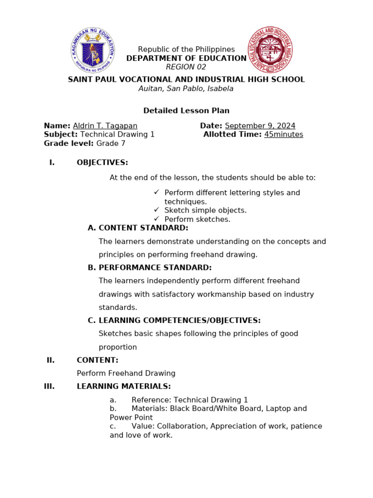LO2 Sketch Simple Objects | PDF | Rectangle | Behavior Modification