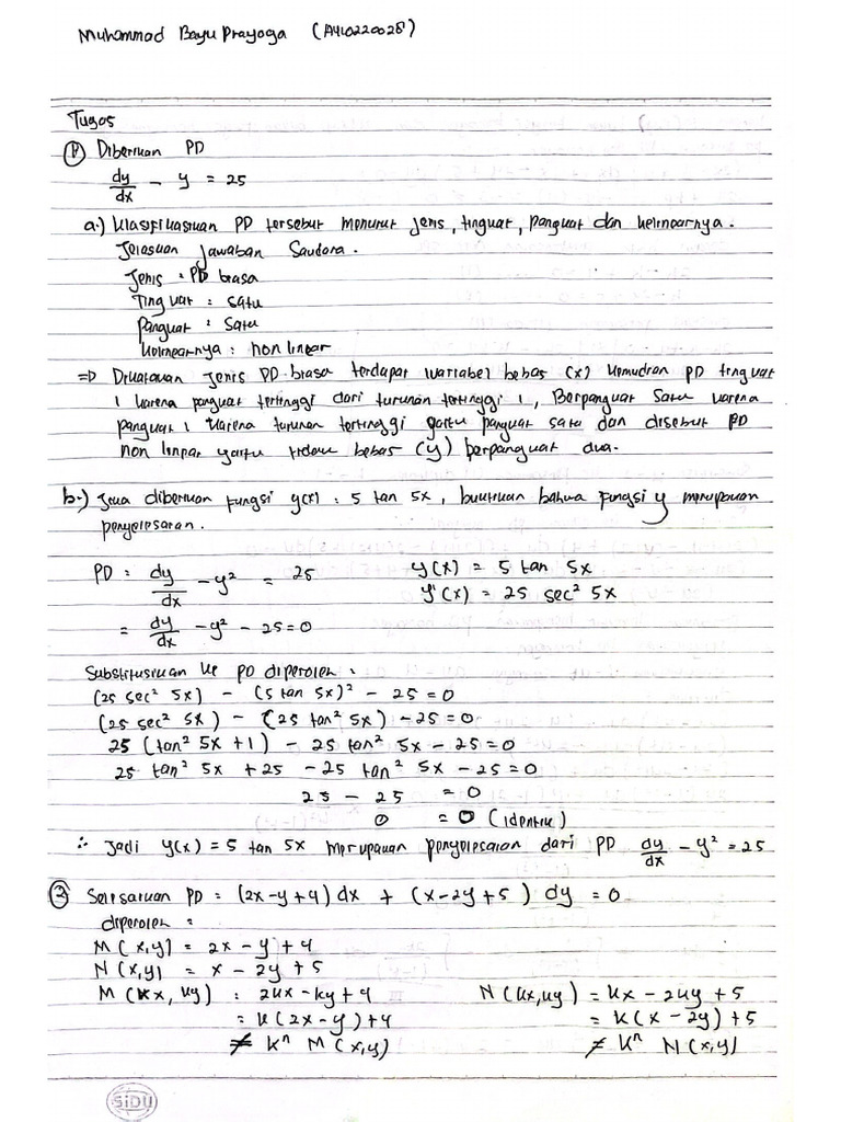 Muhammad Bayu Prayoga_Tugas 1 pd | PDF