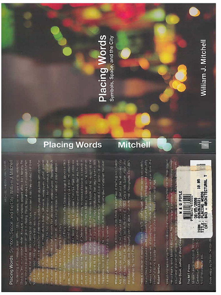 MITCHELL (PLACING WORDS) Páginas 45-64, 165-185 | PDF