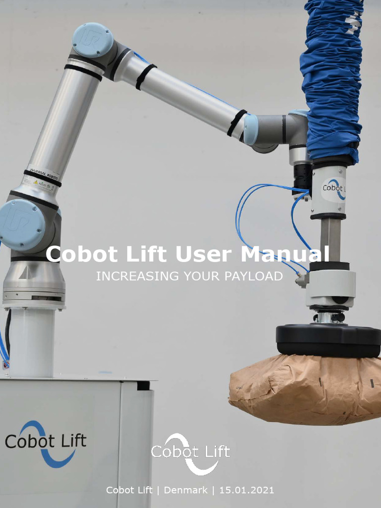 Notice dutilisation Cobot Lift | PDF | Robot | Robotics