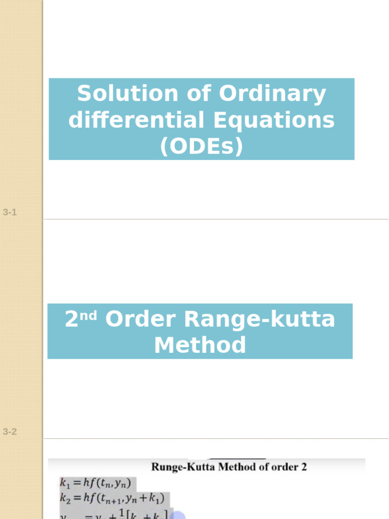 Unit-5 (Solution of ODE) | PDF | Graphical User Interfaces | Ordinary Differential Equation