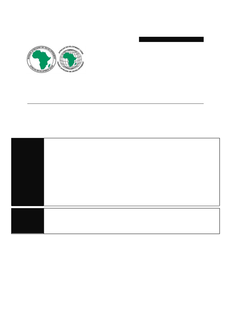 Cameroon - Rural Drinking Water Supply and Sanitation Project - Appraisal Report | PDF ...