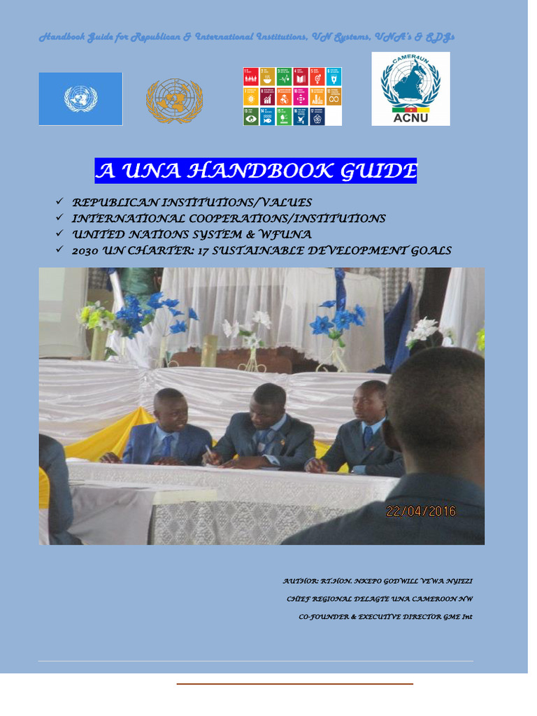 UNA Handbook Guide Blue Color | PDF