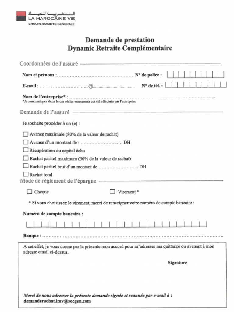 Demande de Rachat | PDF