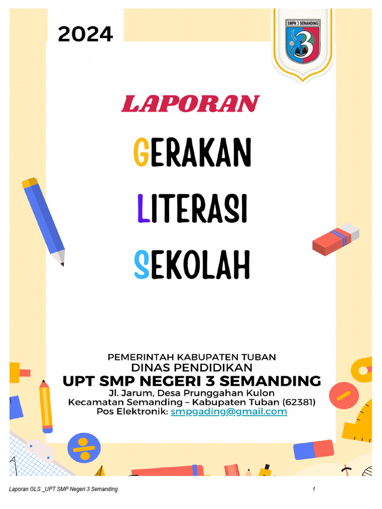 Laporan Gerakan Literasi Sekolah (2024) | PDF