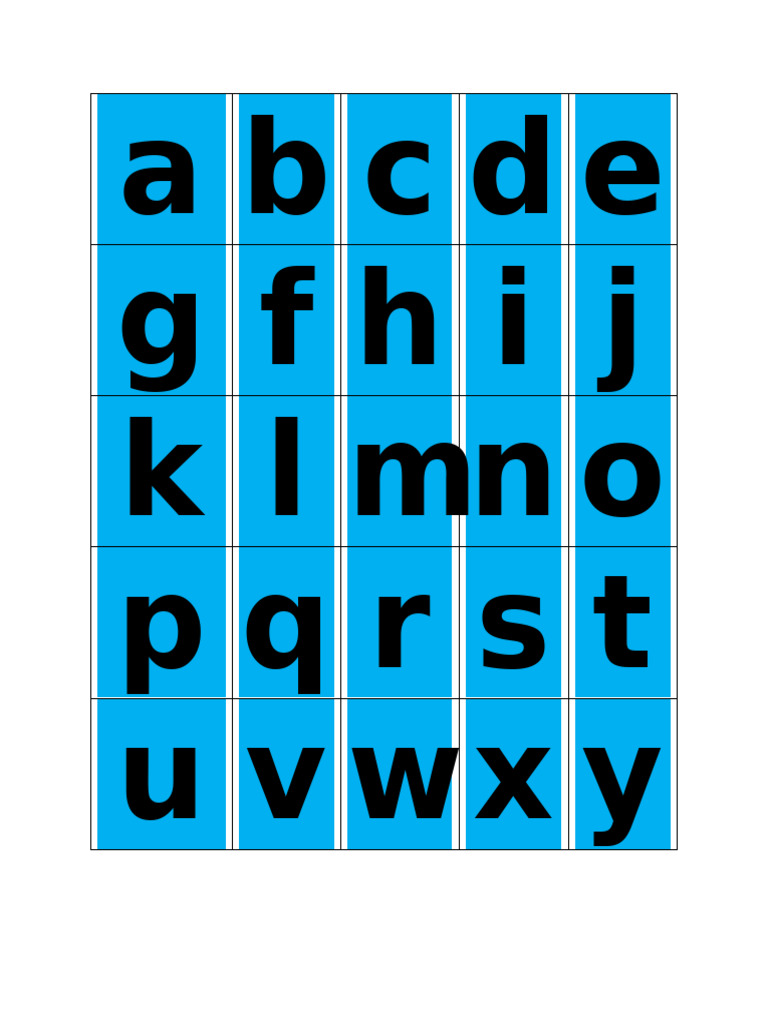 Abcde Gfhij Klmno PQRST Uvwxy | PDF