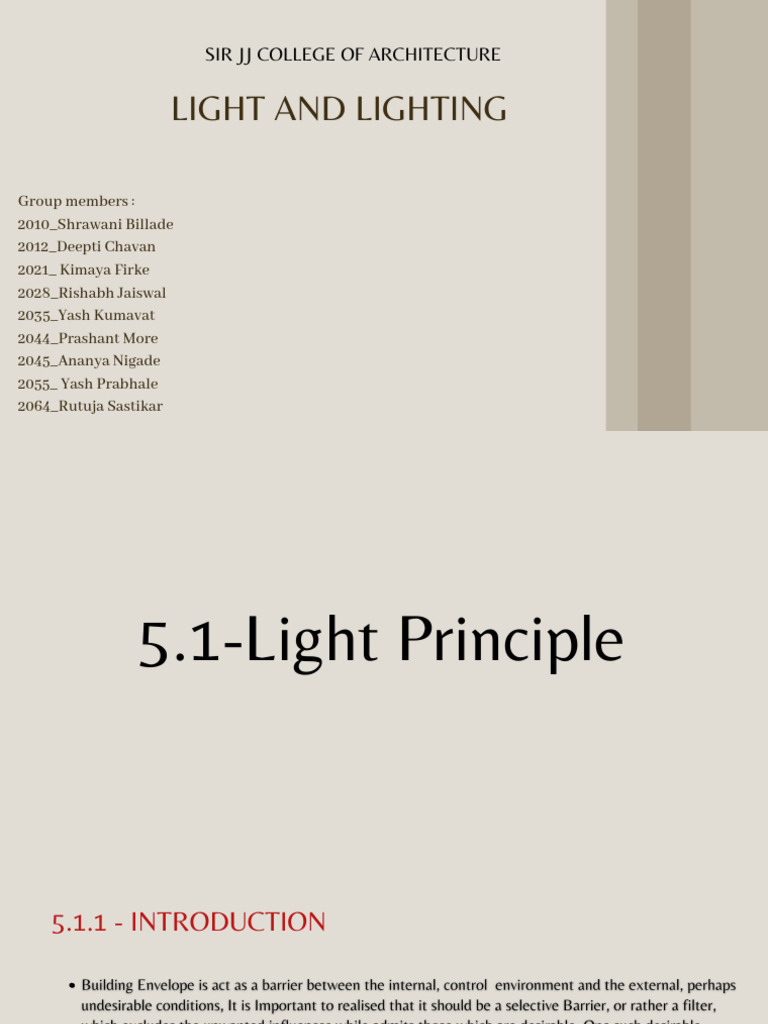 LIGHT AND LIGHTNING | PDF | Lighting | Color