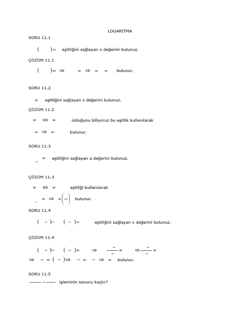 Logaritma | PDF
