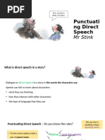 Dialogue Rules Handout | PDF | Punctuation | Notation