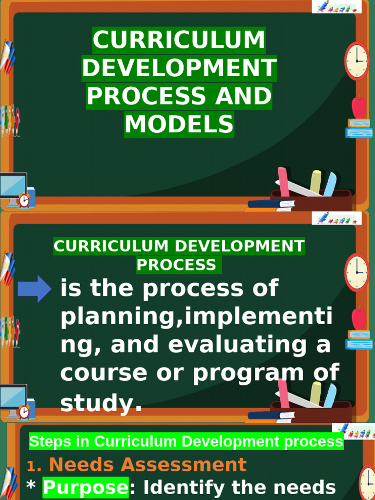 Curriculum Development Process & Models | PDF | Curriculum | Needs ...