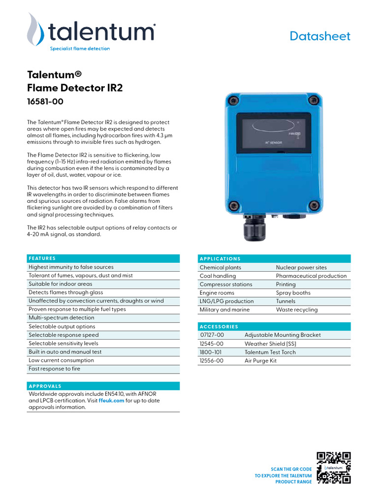Talentum IR2 Datasheet - 031024 | PDF