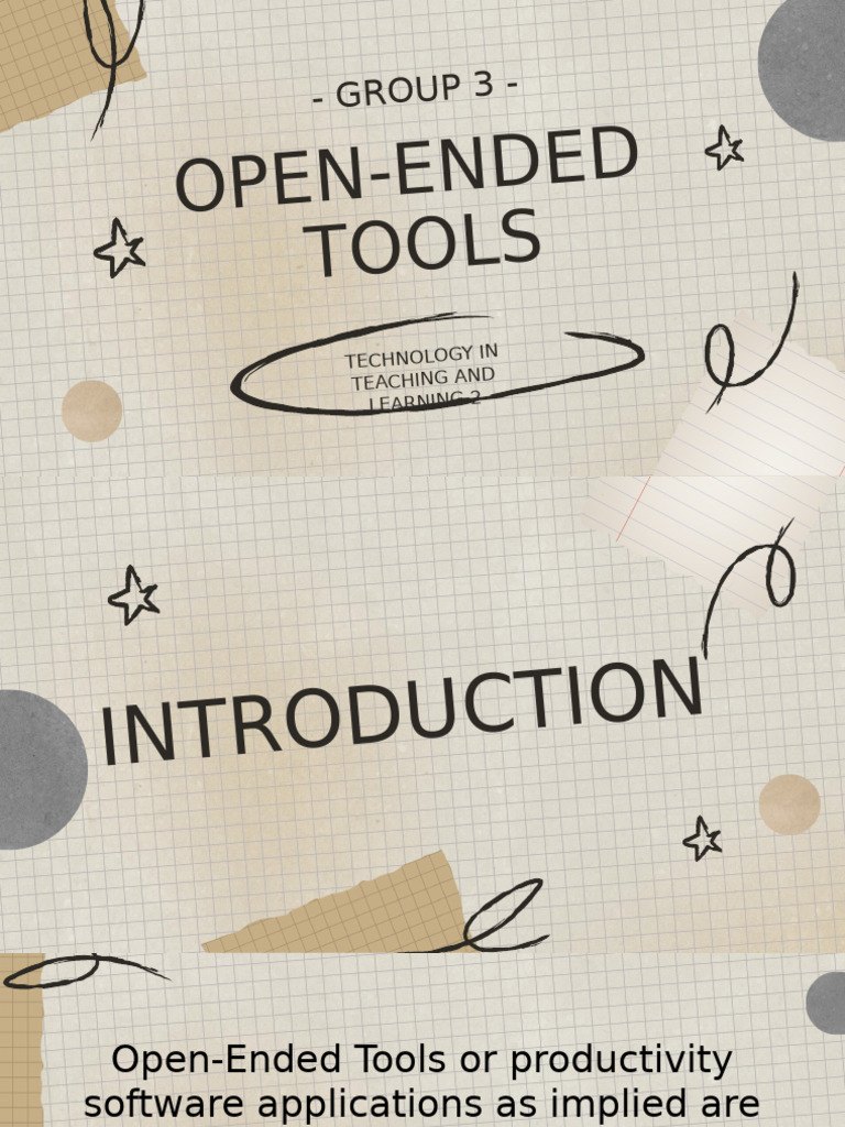 TTL2 Open Ended Tools 113659 | PDF | Spreadsheet | Learning