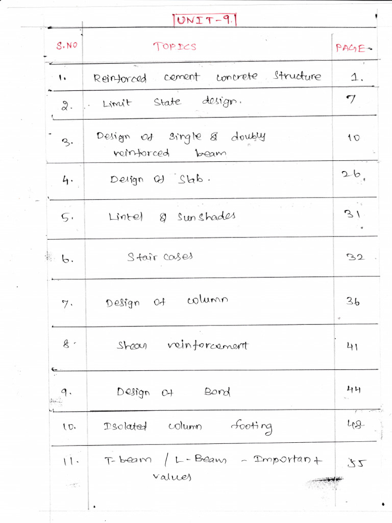 u 9 Structural Engg_civil Tamilan | PDF