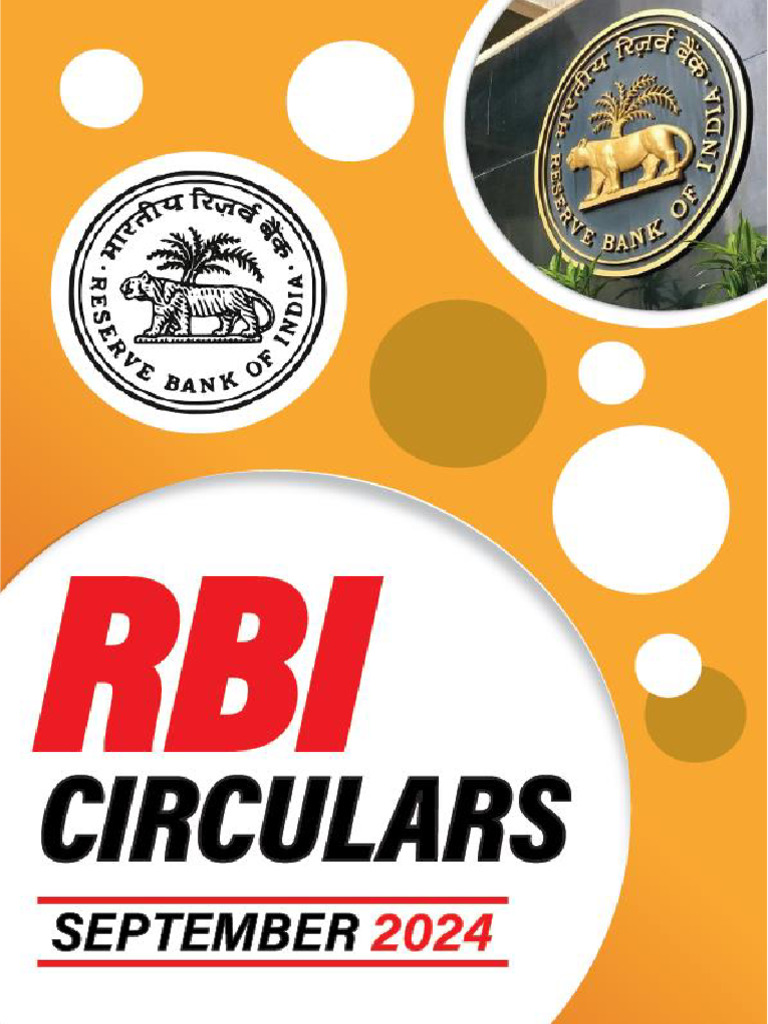 RBI Circulars Overview - September 2024 | PDF | Reserve Bank Of India ...