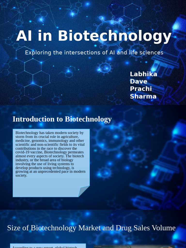 AI in Biotechnology - Final | PDF | Biotechnology | Machine Learning