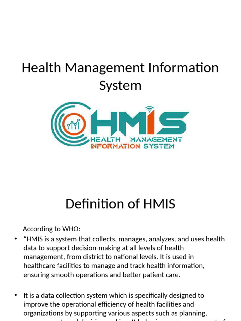 (HMIS) Intro | PDF