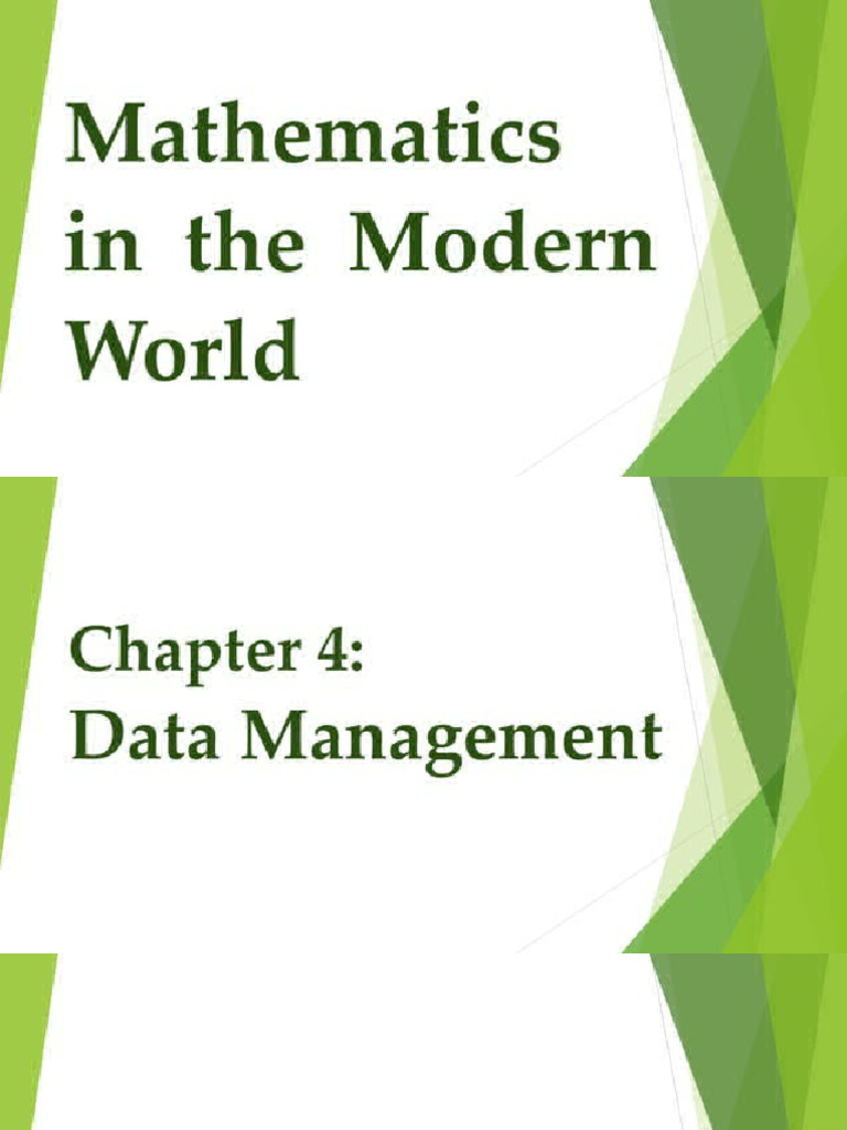 Lesson4 Mmw Data Management | PDF Lesson4 Mmw Data Management | PDF