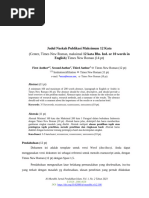 Format Penulisan Essay yang Benar | PDF