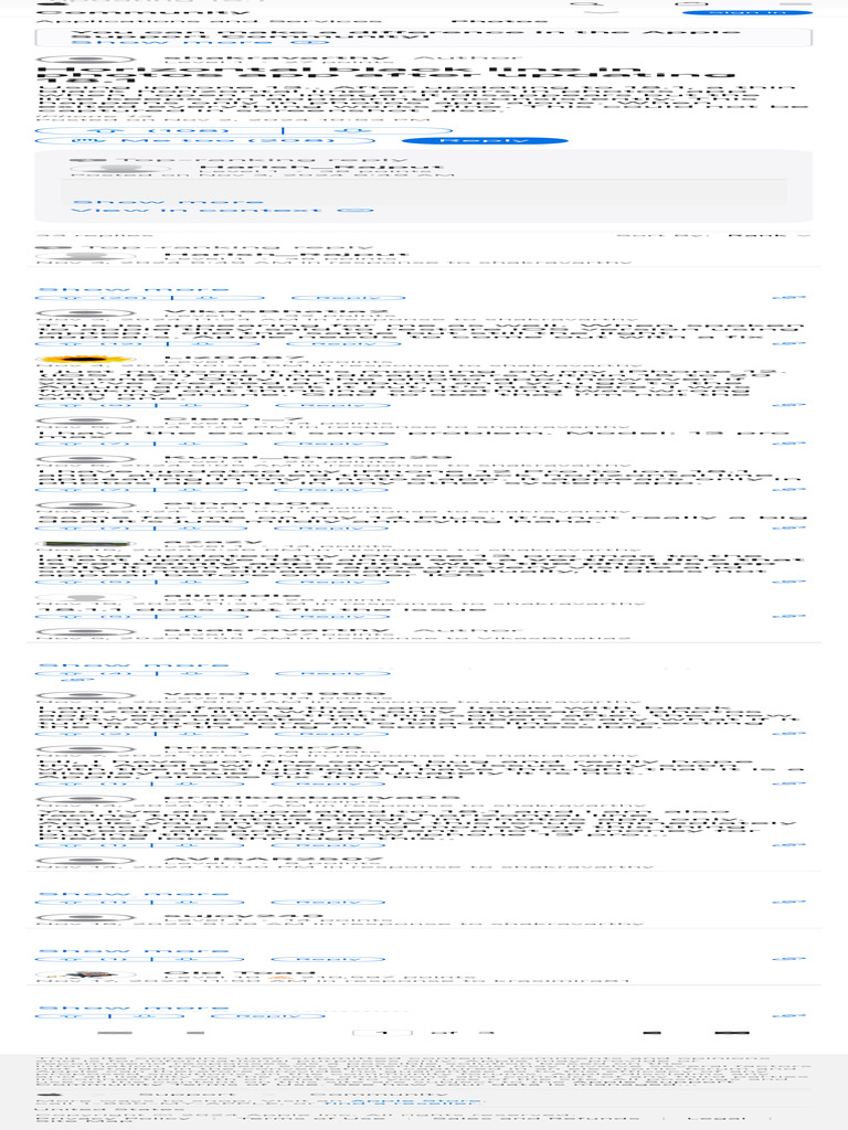 Horizontal Black Line in Photos App After - Apple Community | PDF | Ios ...