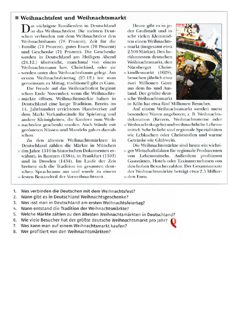 Lektion 7 Feste Und Geschenke | PDF