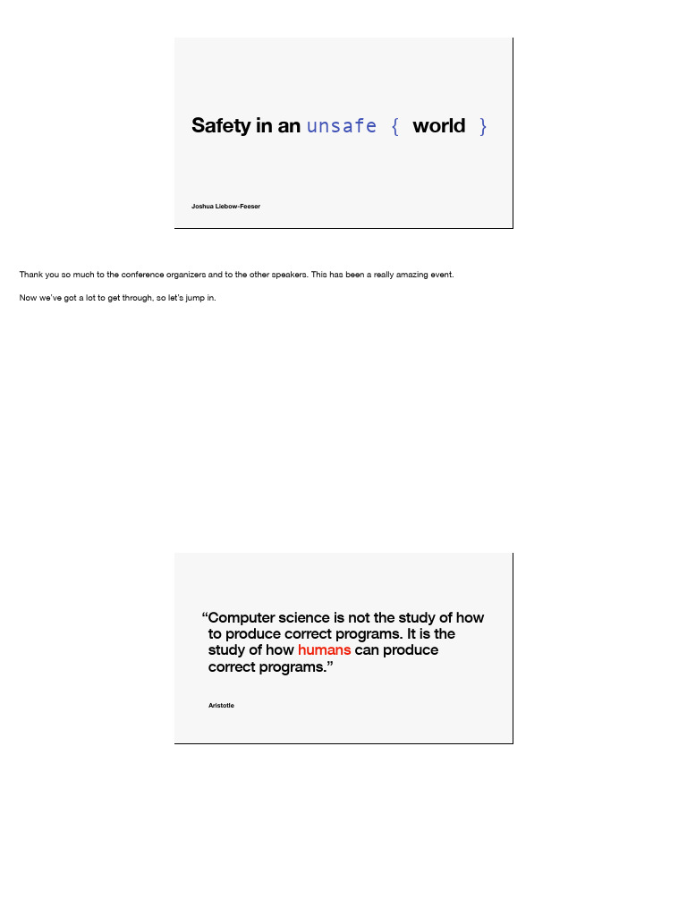 Safety in An Unsafe World | PDF | Internet Protocol Suite | Library ...