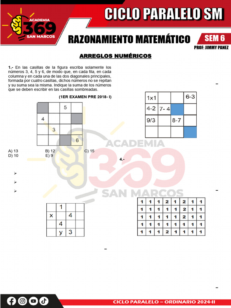 RM - Semana 6 Pre | PDF