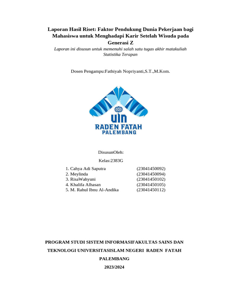 LAPORAN PROJECT UAS | PDF