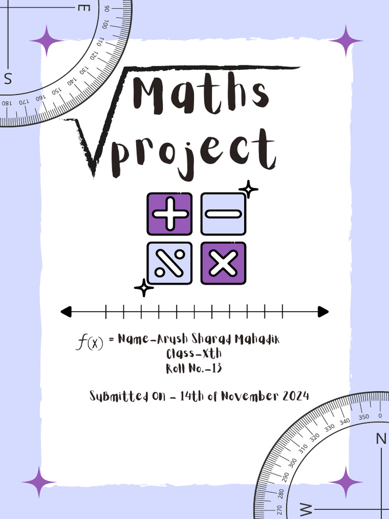 Class X Maths Project by Arush Mahadik | PDF