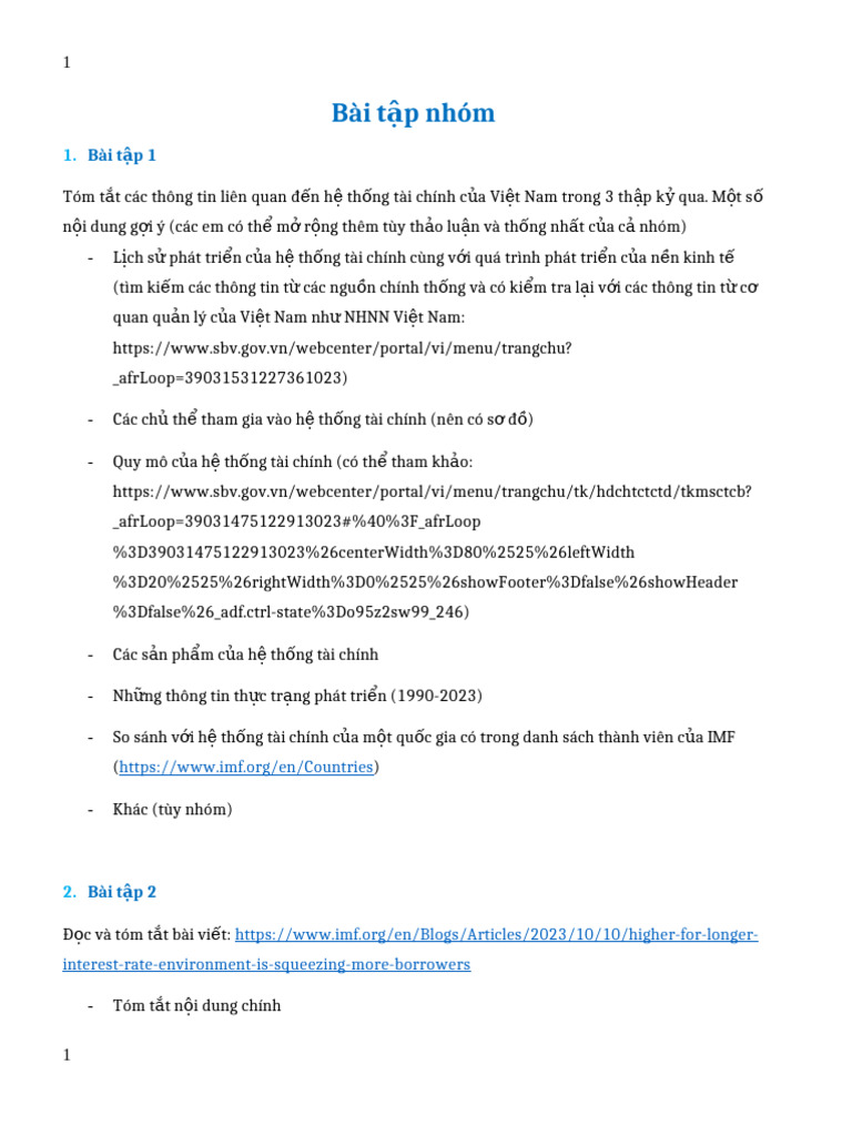 Bai Tap Nhom-2024 | PDF