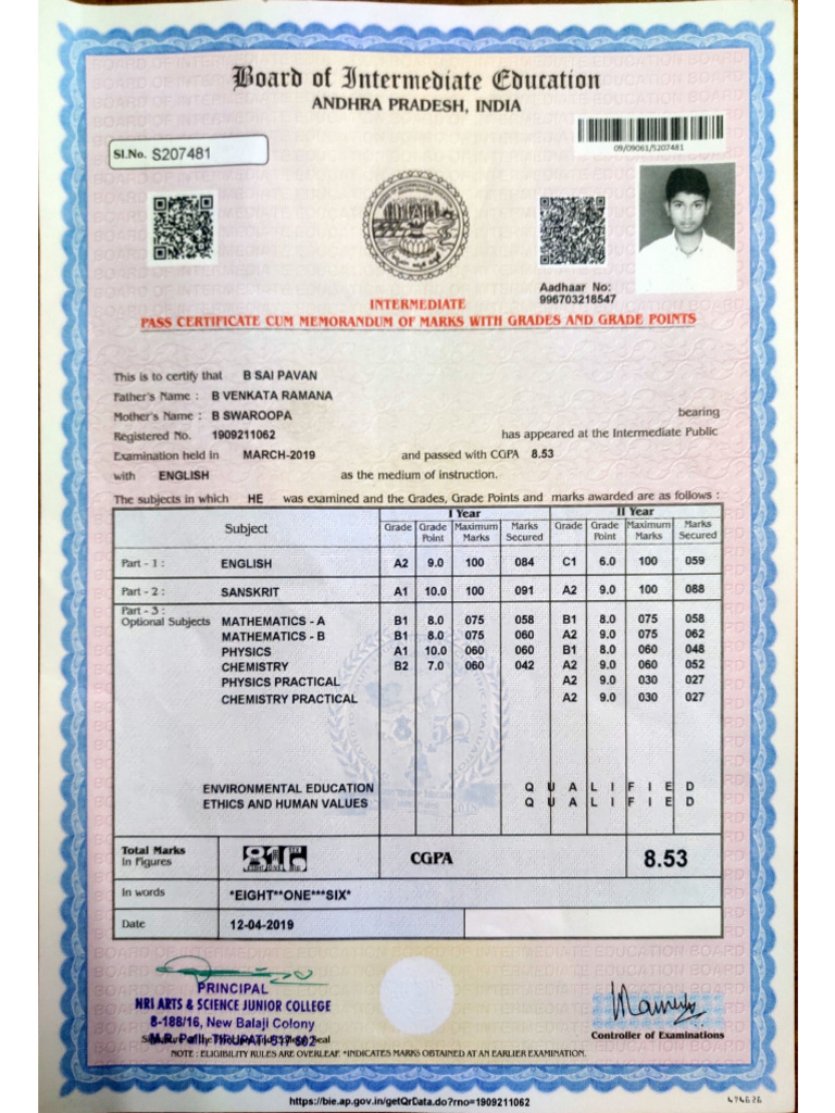 12th_marksheet | PDF