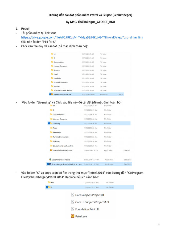 Petrel and Eclipse Guidline by TBN | PDF