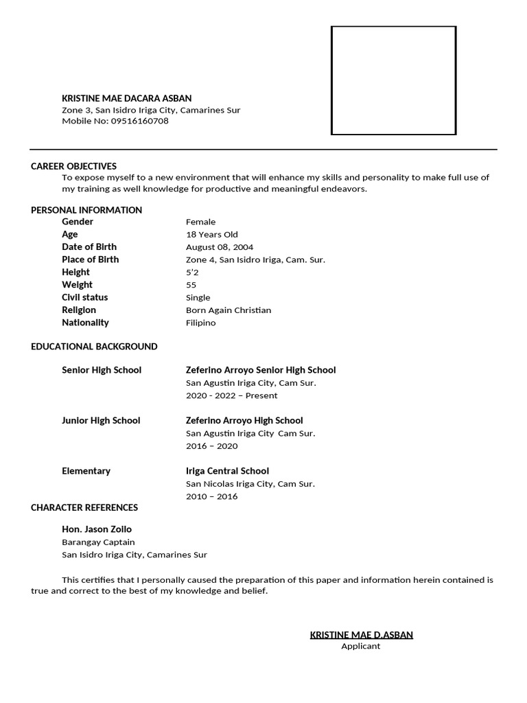 Resume 2nd | PDF