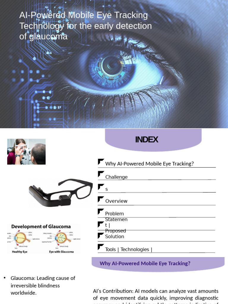 AI Mobile Eye Tracking for Glaucoma Detection | PDF | Artificial ...