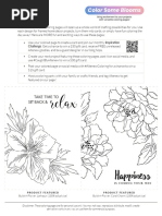 Summer Solstice Coloring Page For Adults & Kids | PDF