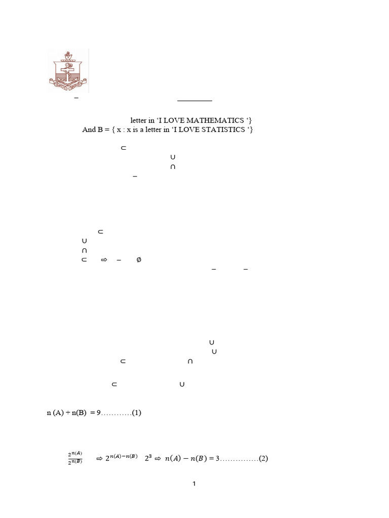 GR 11 Mathematics CBQ Ch1 and Ch2 | PDF | Mathematics | Mathematical Concepts