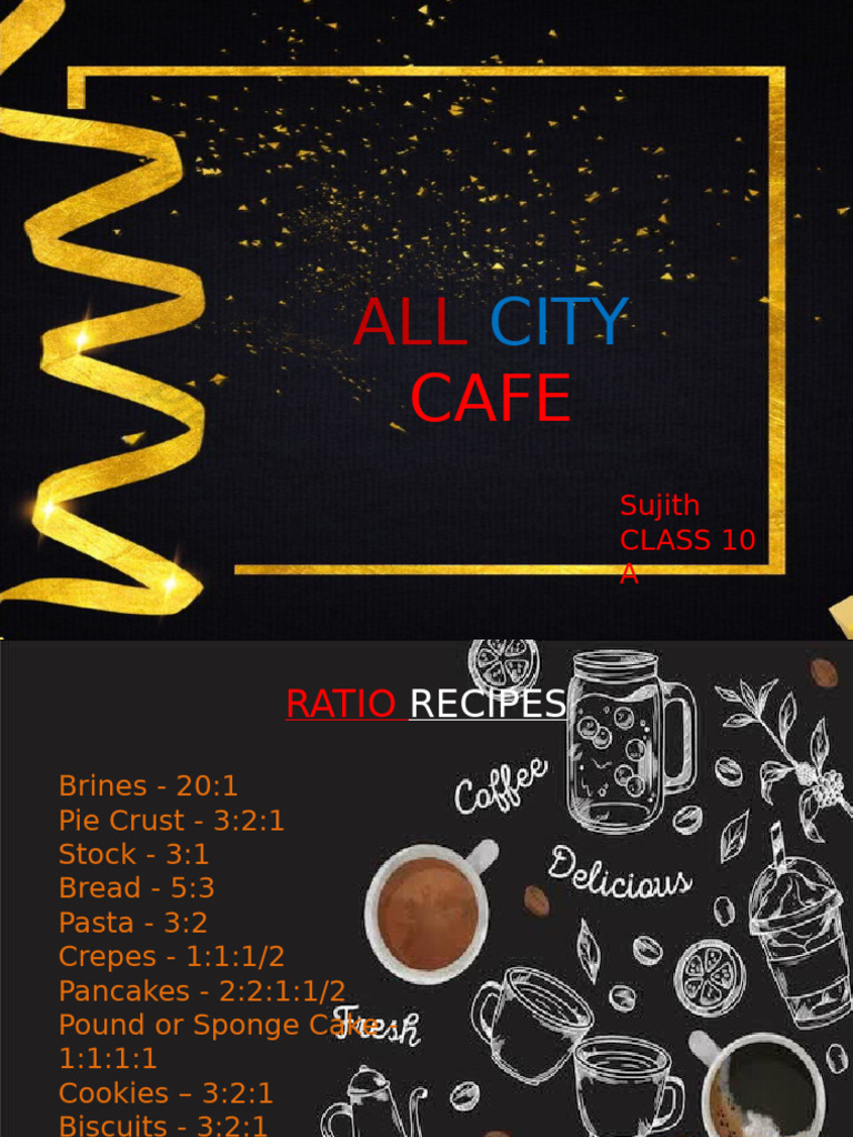 Math Cafe Project | PDF