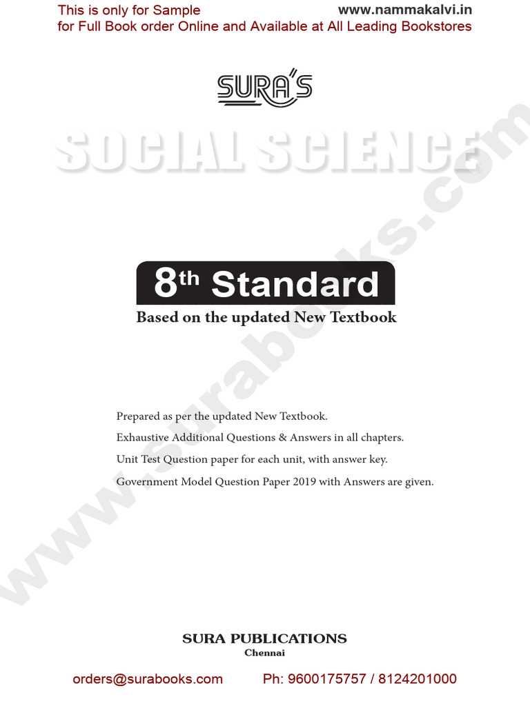 8th tamil social guide | PDF