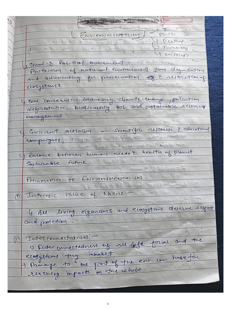 Environmentalism | PDF