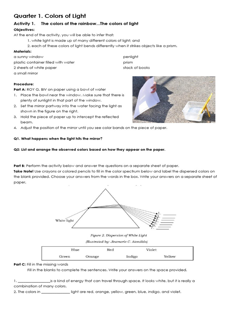 Quarter 1, Light, Heat, Electricity. | PDF | Temperature | Heat