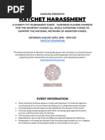 1v1 Tournament Rules | PDF | Tournament | Entertainment