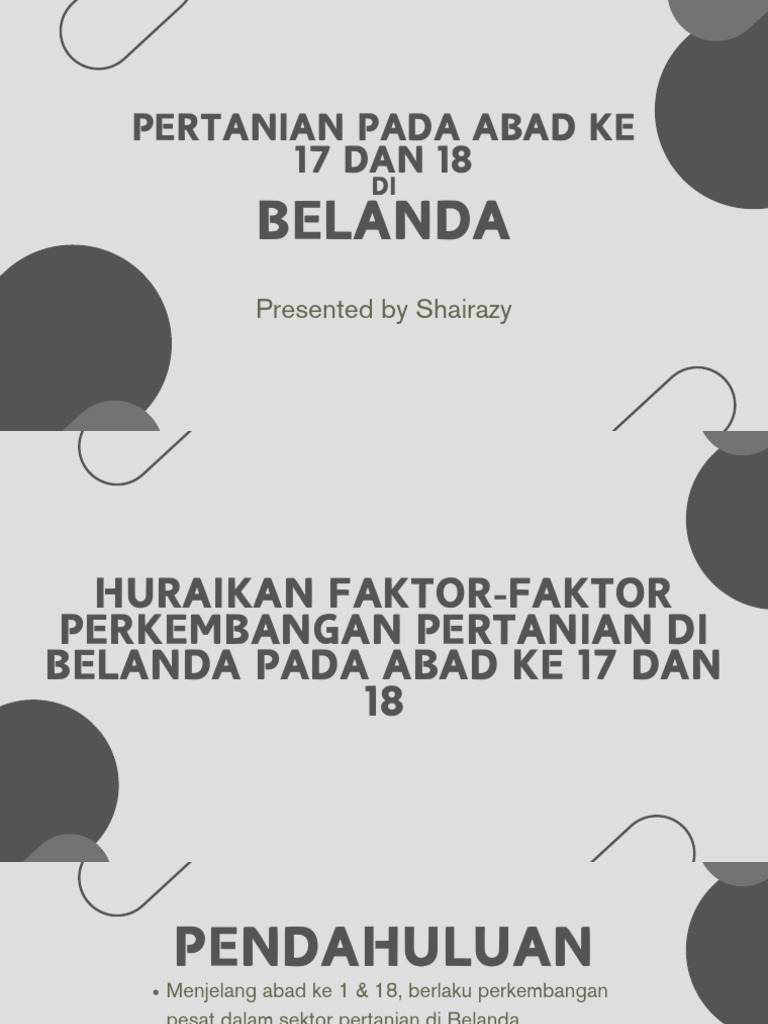 Pertanian Di Belanda | PDF
