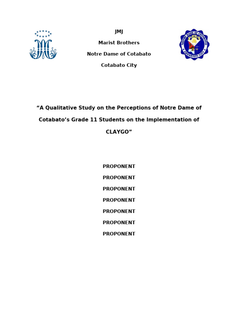 P.R.-1_QUALITATIVE-RESEARCH-CHAPTER-1-3_GROUP-A_11-BCR-1 | PDF | Waste ...