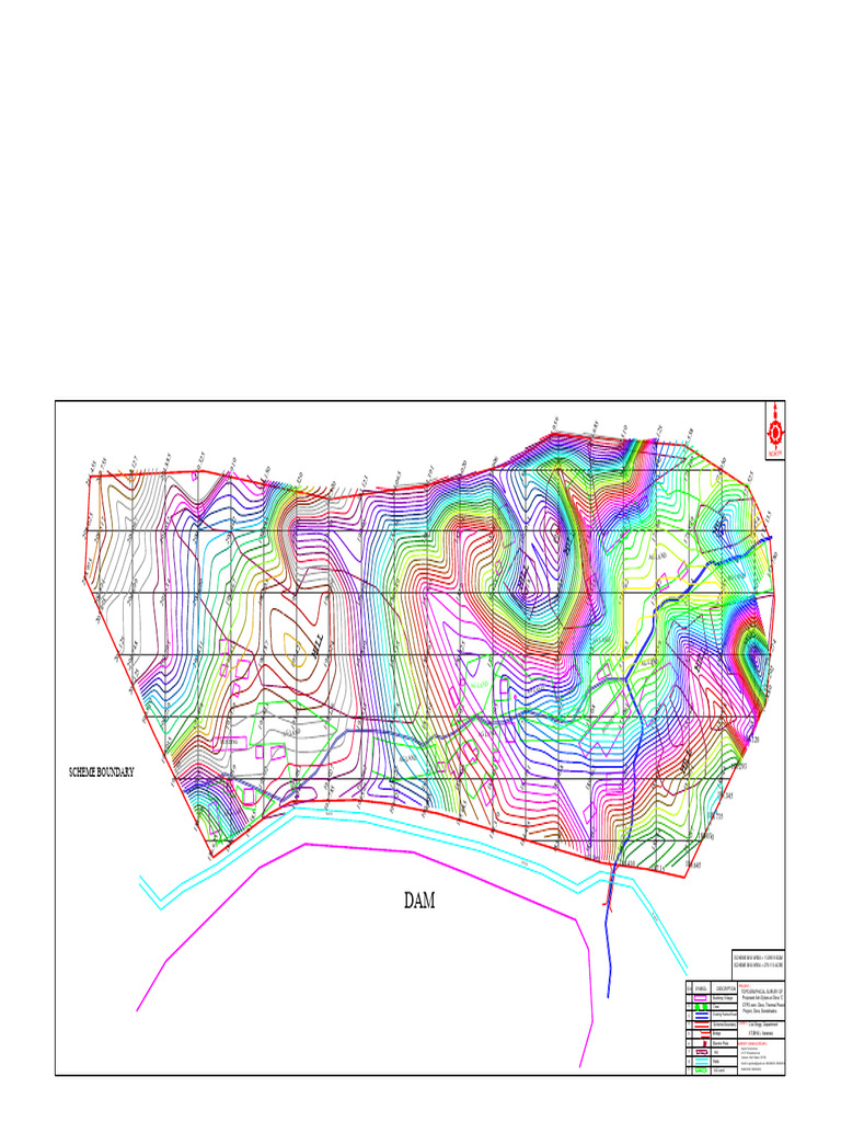 Contour Obra Sonbhadra For 0.5m Grid-Model | PDF