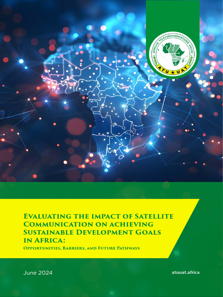 V3 Empowering Africa SDGs and Satellite Connectivity | PDF | Infrastructure | Economies