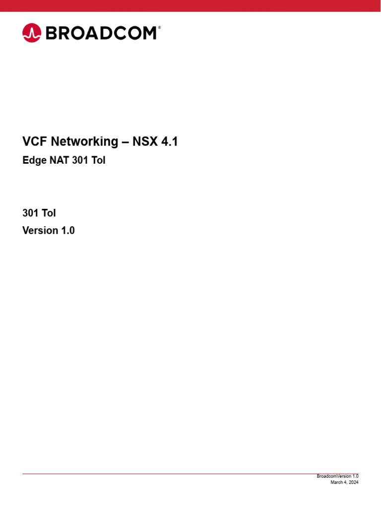 Edge-NAT 301 ToI-v1.1 | PDF | I Pv6 | Ip Address