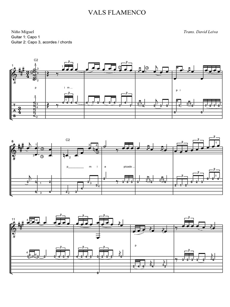 Vals Flamenco | PDF