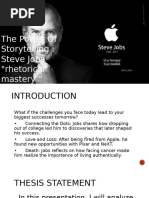 Comprehensive Rhetorical Analysis of Steve Jobs | PDF | Argument ...