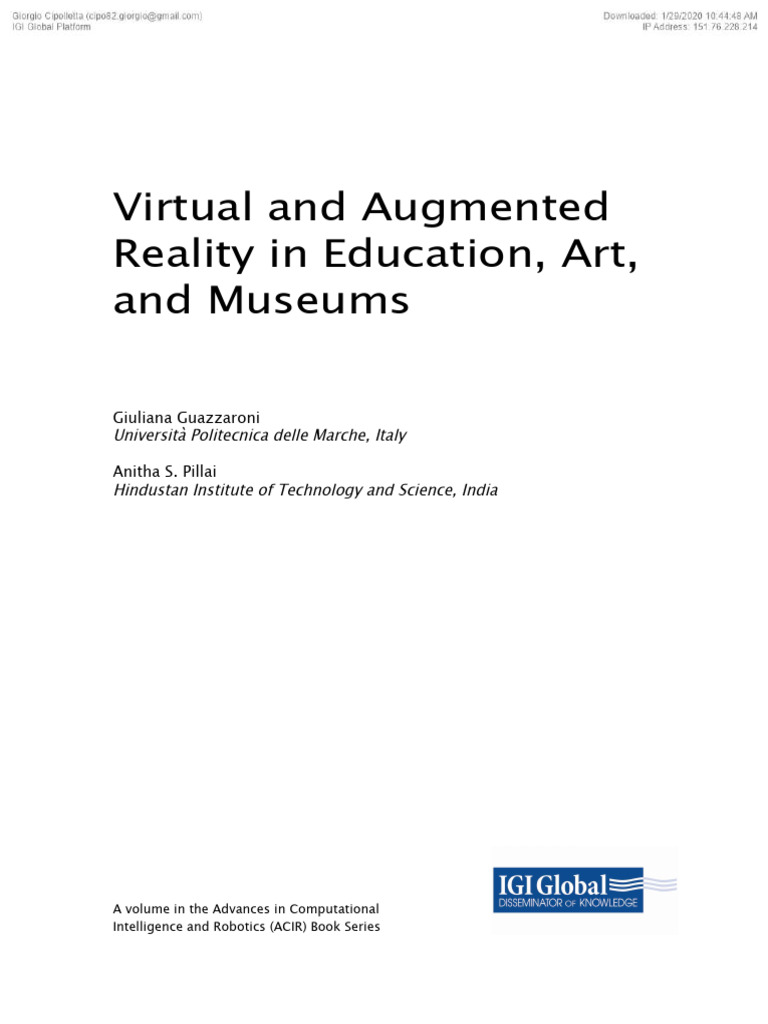 Ubiquitous Self From Self Portrait To Se | PDF | Augmented Reality | Virtual Reality