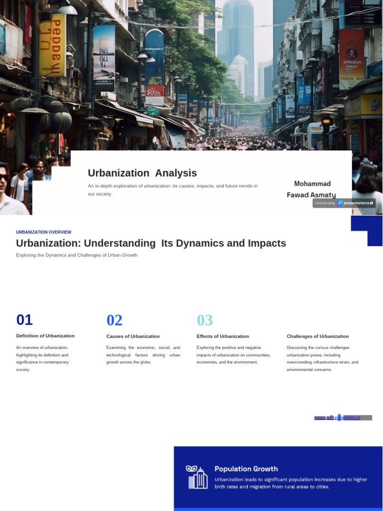 Urbanization | PDF | Urbanization | Infrastructure